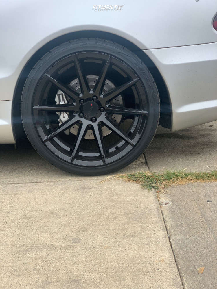 2003 Mercedes-Benz SL55 AMG Kompressor with 20x8.5 TSW Clypse and Nitto ...