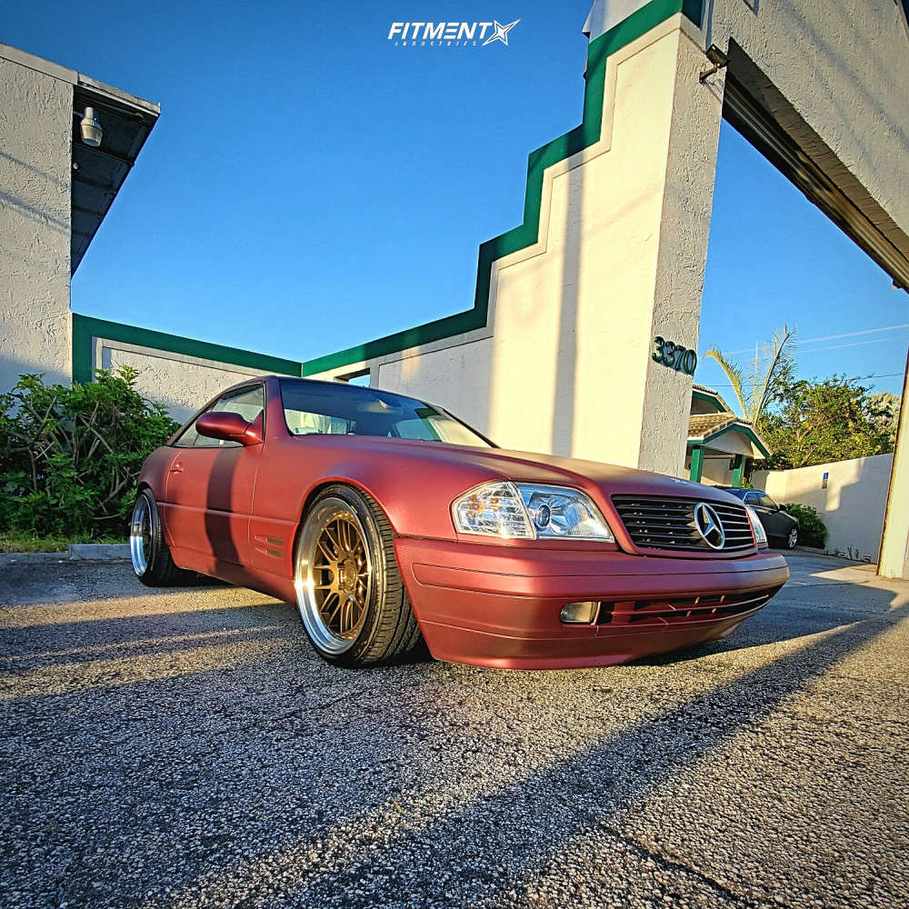 2000 Mercedes-Benz SL500 Base with 19x9.5 Aodhan DS06 and Goodyear ...