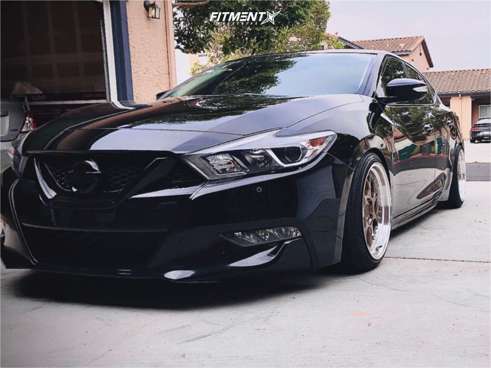 2016 Nissan Maxima SV with 18x9.5 Aodhan Ds01 and Federal 245x40 on ...