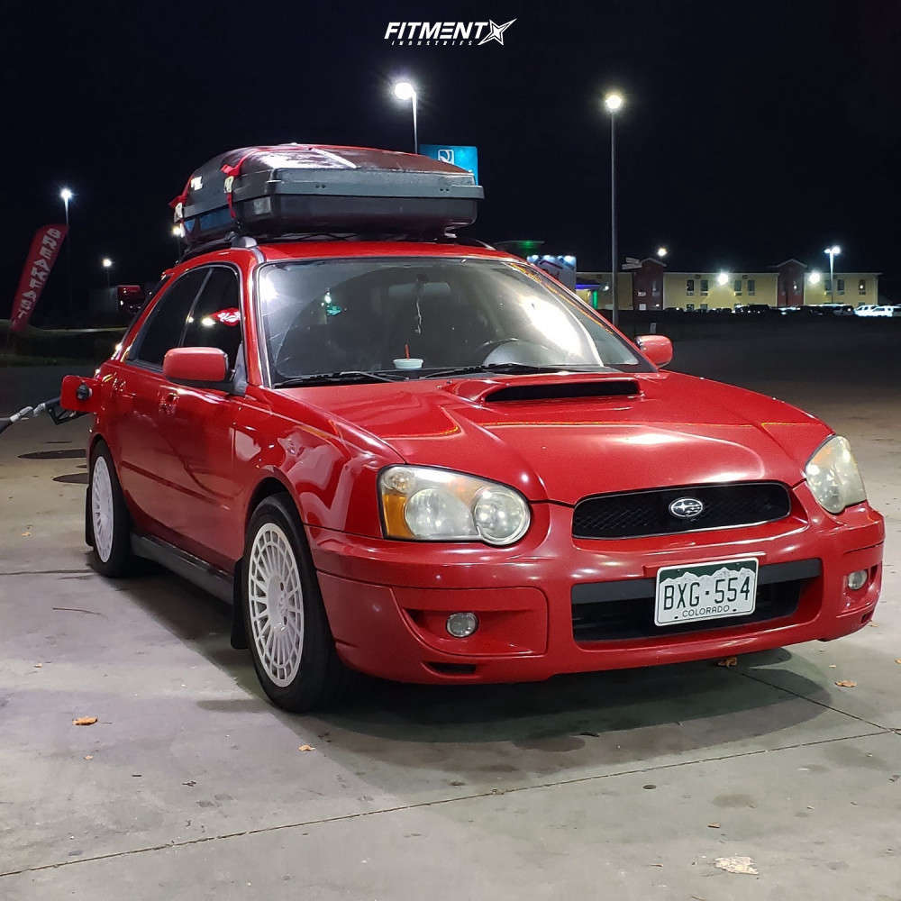 2004 Subaru WRX Base with 17x7.5 Fifteen52 Integrale and Hankook 235x45 ...