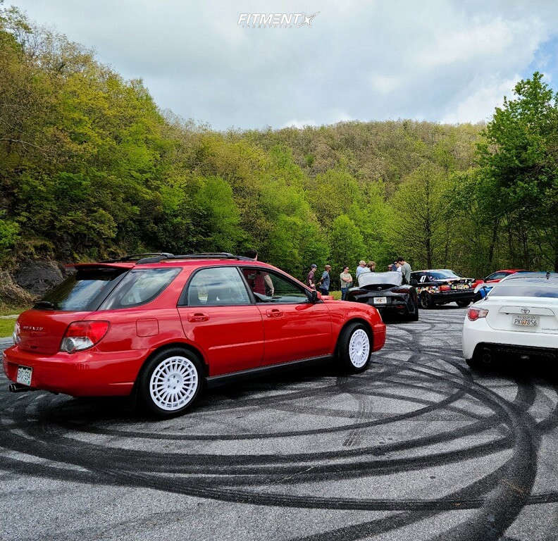 2004 Subaru WRX Base with 17x7.5 Fifteen52 Integrale and Hankook 235x45 ...