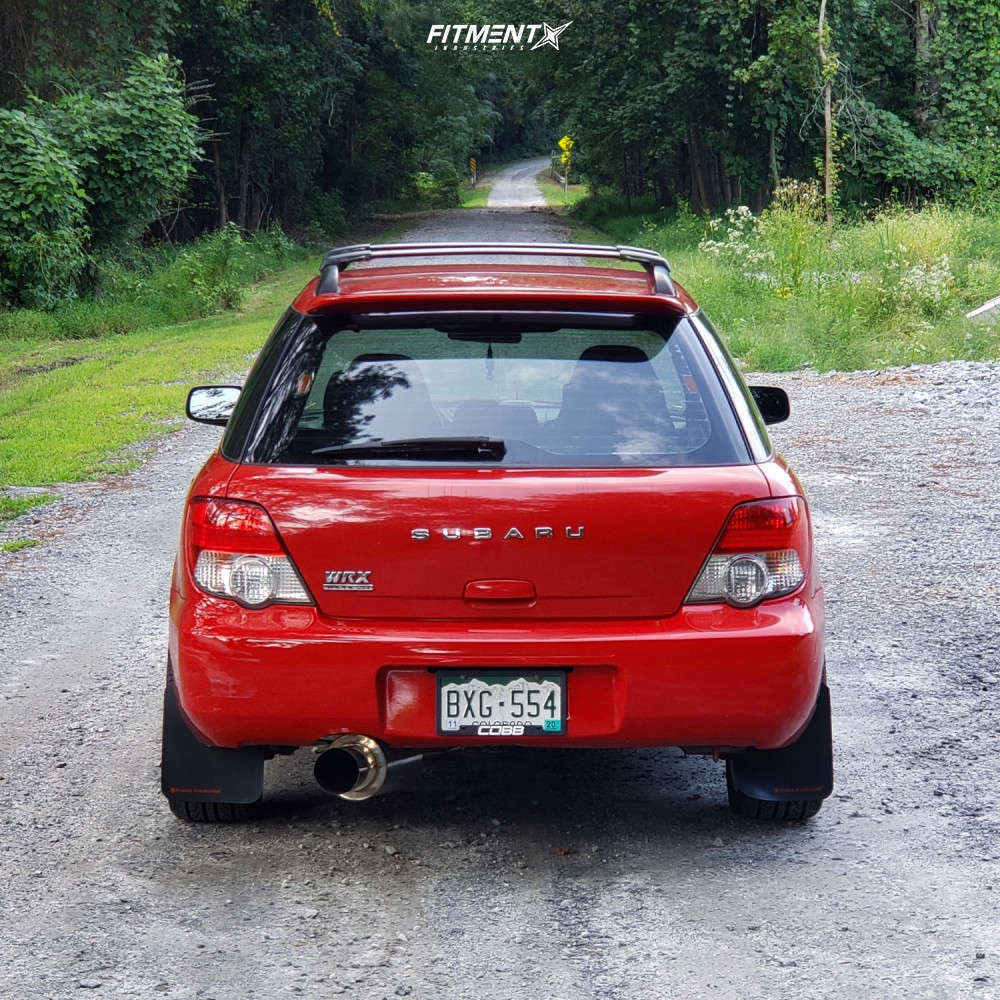 2004 Subaru WRX Base with 17x7.5 Fifteen52 Integrale and Hankook 235x45 ...