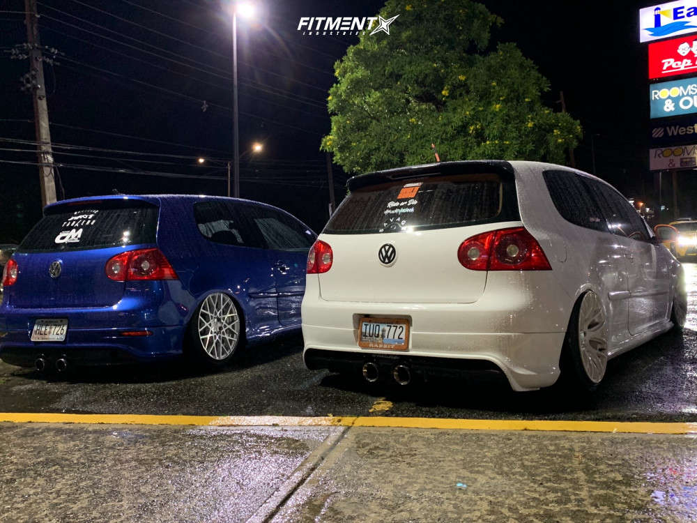 2007 Volkswagen Rabbit 2.5 with 18x8.5 Miro Type 111 and Atlas 215x35 ...