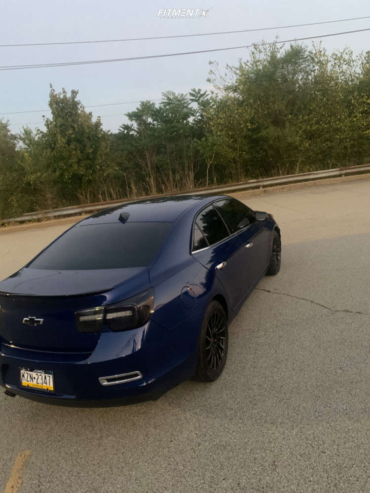 2013 Chevrolet Malibu LS with 18x8 Revolution Racing Rr15 and Delinte ...