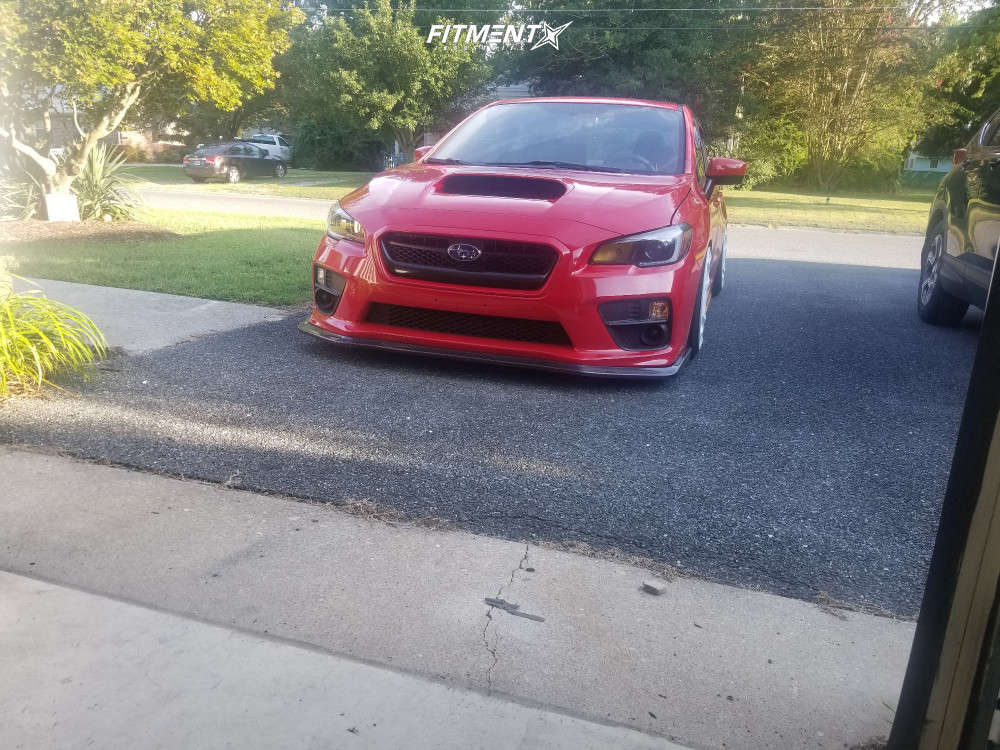 2017 Subaru WRX Base with 18x9 Cosmis Racing Mr7 and Nankang 225x25 on ...