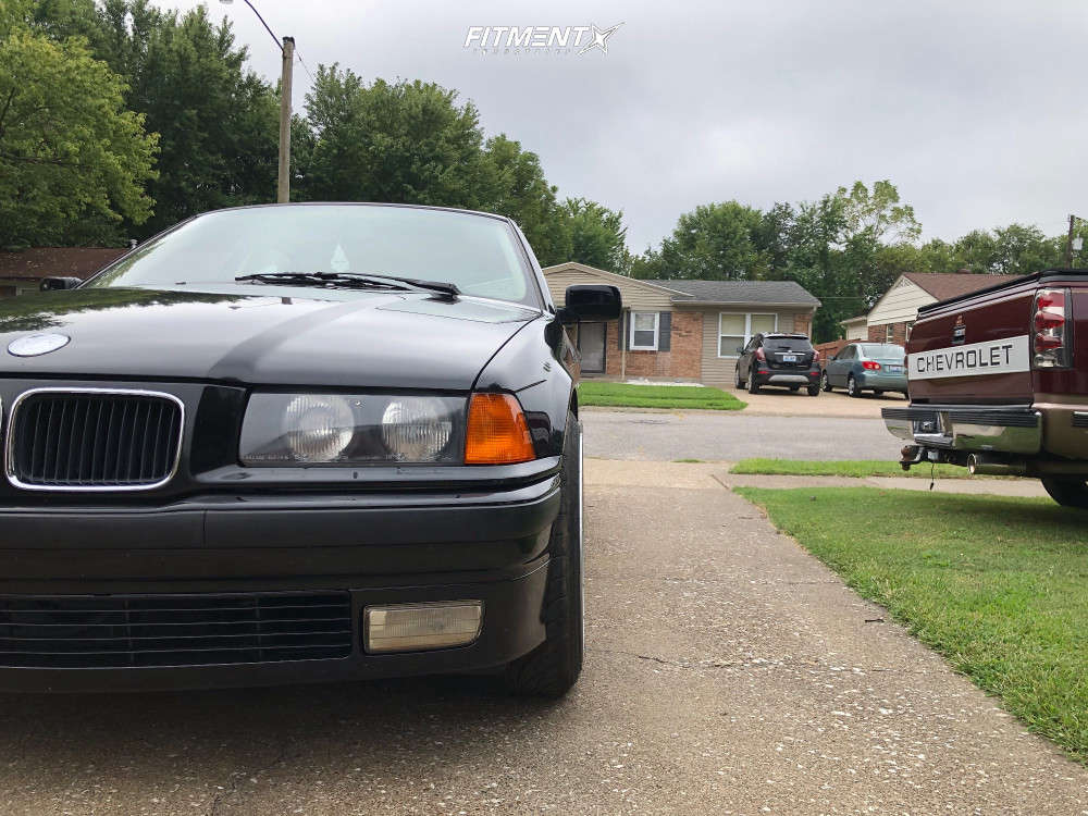 1995 BMW 325i Base with 18x9.5 Enkei Raijin and Federal 225x40 on ...
