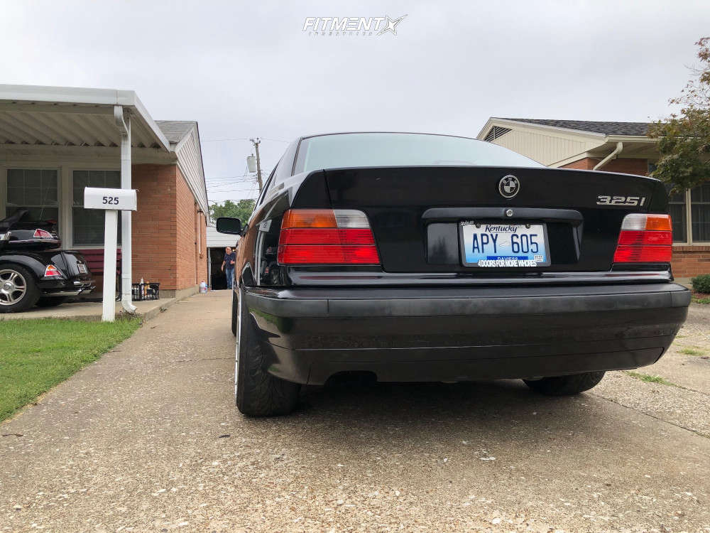 1995 BMW 325i Base with 18x9.5 Enkei Raijin and Federal 225x40 on ...