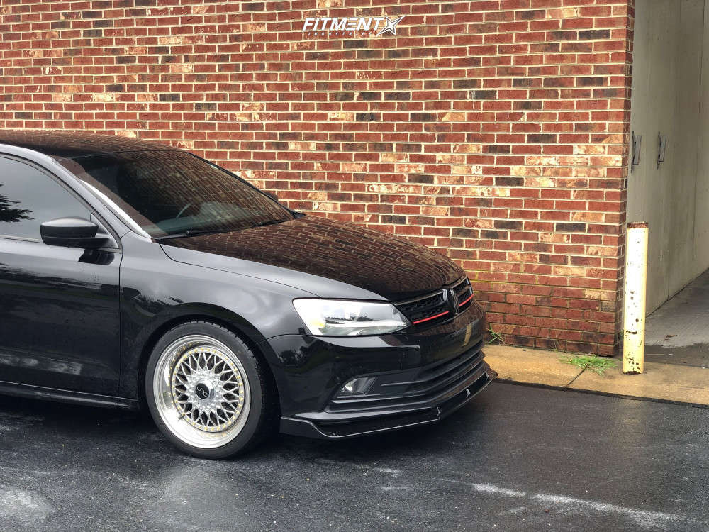 2016 Volkswagen Jetta Sport with 18x8.5 Jnc Jnc004s and Crosswind ...