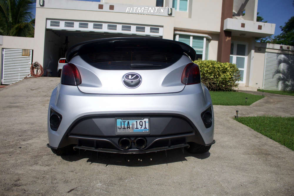2016 Hyundai Veloster Turbo with 18x8 MSR 045 and Federal 245x40 on ...