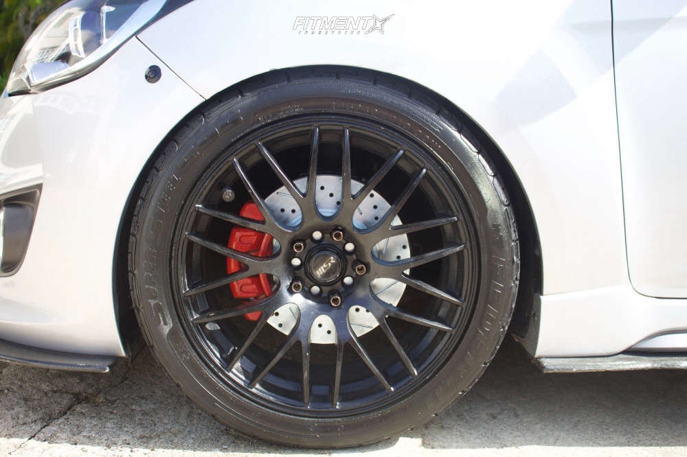 2016 Hyundai Veloster Turbo with 18x8 MSR 045 and Federal 245x40 on ...