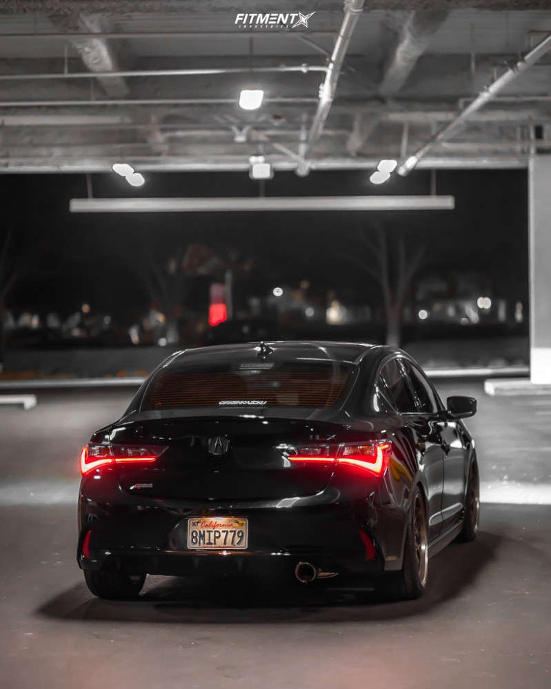 2019 Acura ILX Base with 18x8.5 ESR Cs1 and Michelin 245x40 on Lowering ...