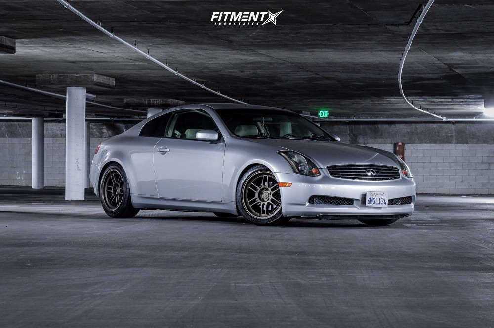 2004 INFINITI G35 Rwd 2dr Coupe w/Leather (3.5L 6cyl 5A) with 18x8.5 ...