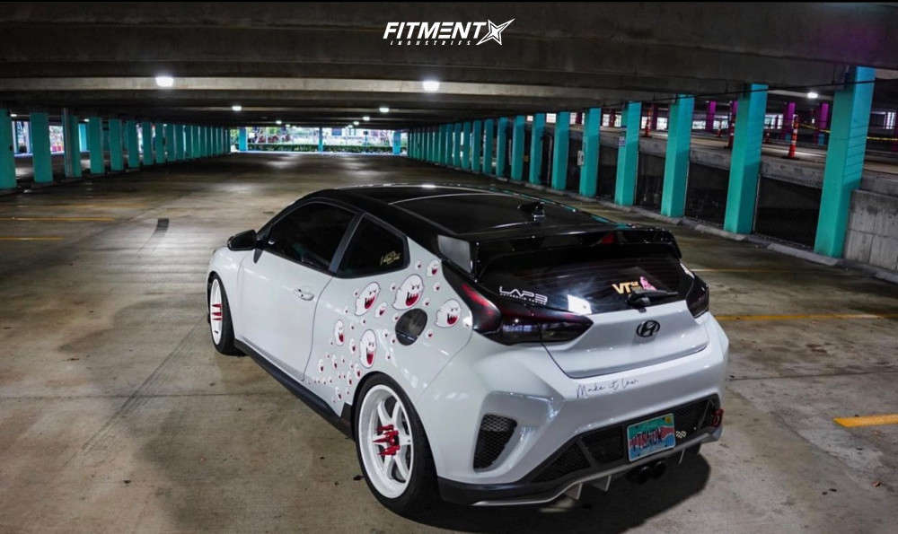 2019 Hyundai Veloster Turbo with 18x8.5 Aodhan Ah08 and Nitto 235x40 on ...