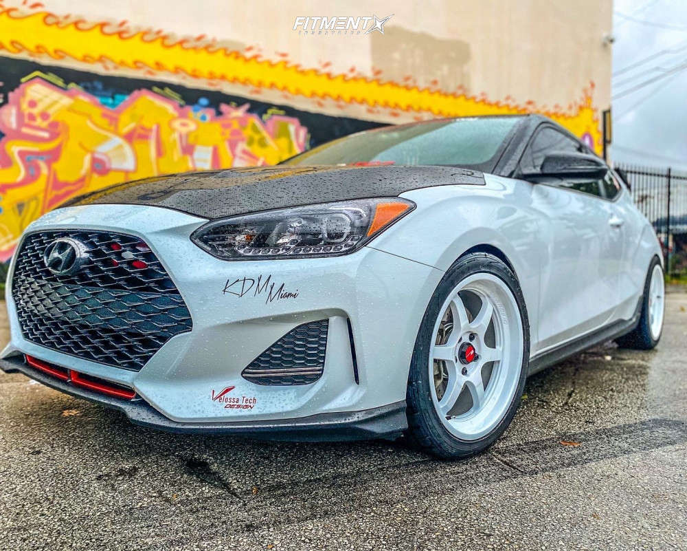 2019 Hyundai Veloster Turbo with 18x8.5 Aodhan Ah08 and Nitto 235x40 on ...