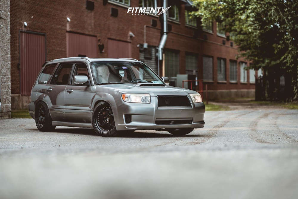 2006 Subaru Forester XT Limited with 18x9.5 Varrstoen Es6 and Hercules ...