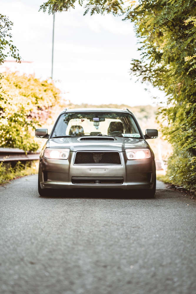 2006 Subaru Forester XT Limited with 18x9.5 Varrstoen Es6 and Hercules ...