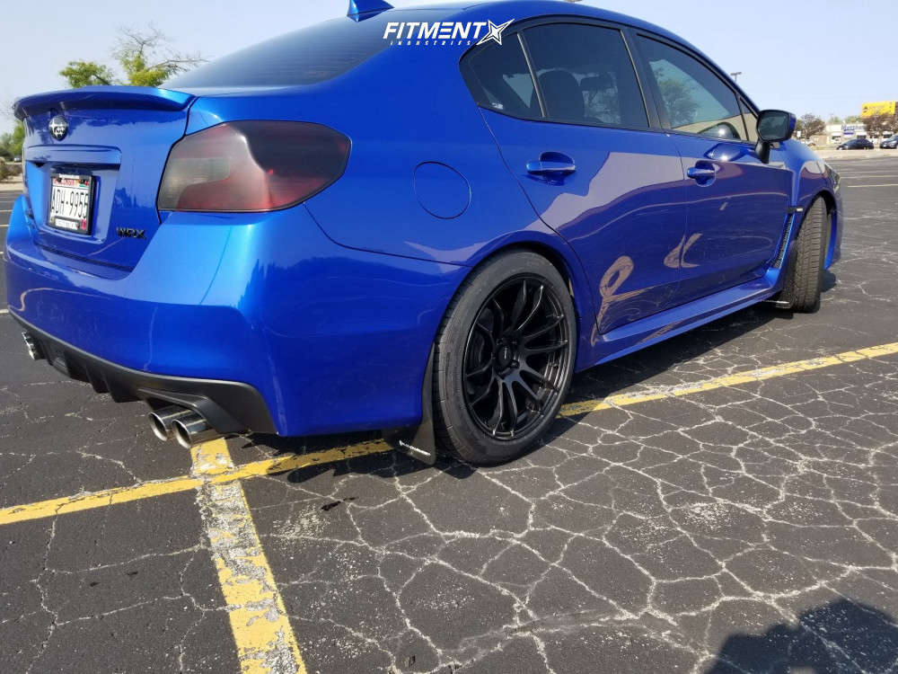 2016 Subaru WRX Limited with 18x9.5 AVID1 AV20 and Continental 245x45 ...