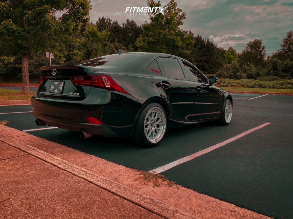 2015 Lexus IS250 Base with 18x9.5 ESR Cs1 and Riken 235x40 on Stock ...