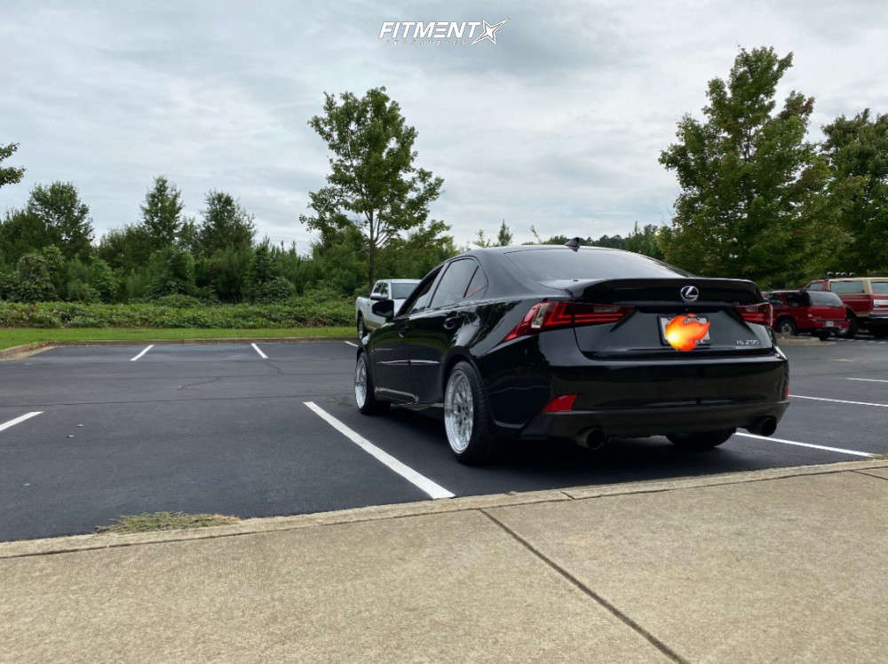 2015 Lexus IS250 Base with 18x9.5 ESR Cs1 and Riken 235x40 on Stock ...