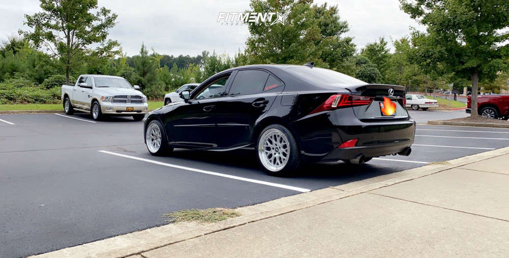 2015 Lexus IS250 Base with 18x9.5 ESR Cs1 and Riken 235x40 on Stock ...