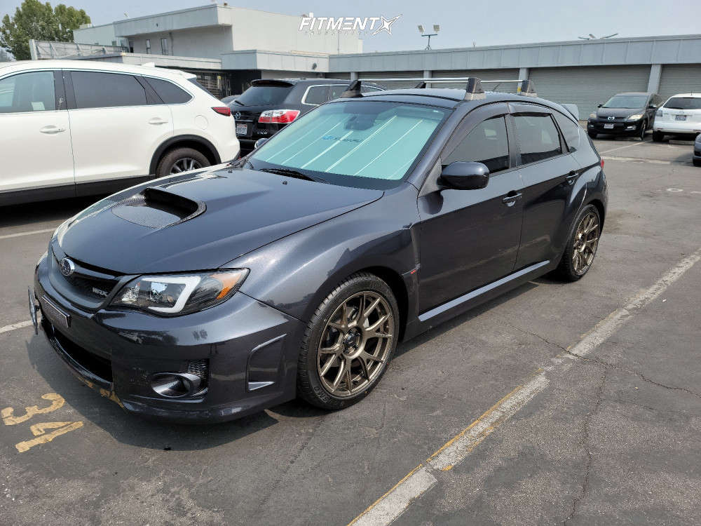 2013 Subaru WRX Base with 18x8.5 Konig Ampliform and Cosmo 245x40 on ...