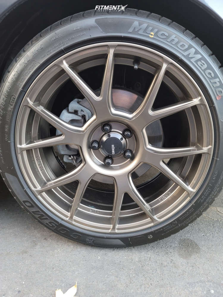 2013 Subaru WRX Base with 18x8.5 Konig Ampliform and Cosmo 245x40 on ...