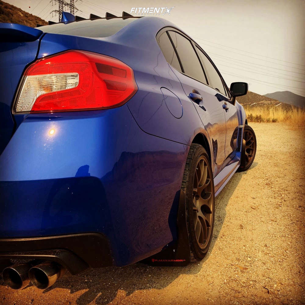 2019 Subaru WRX Base with 18x9.5 Apex Ec-7 and BFGoodrich 255x35 on ...