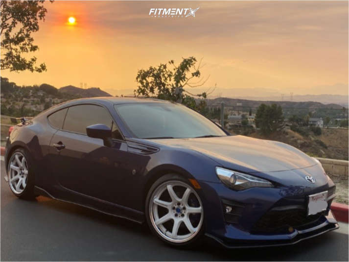 2020 Toyota 86 GT with 18x9.5 Work Emotion T7r 2p and Pirelli 225x40 on ...
