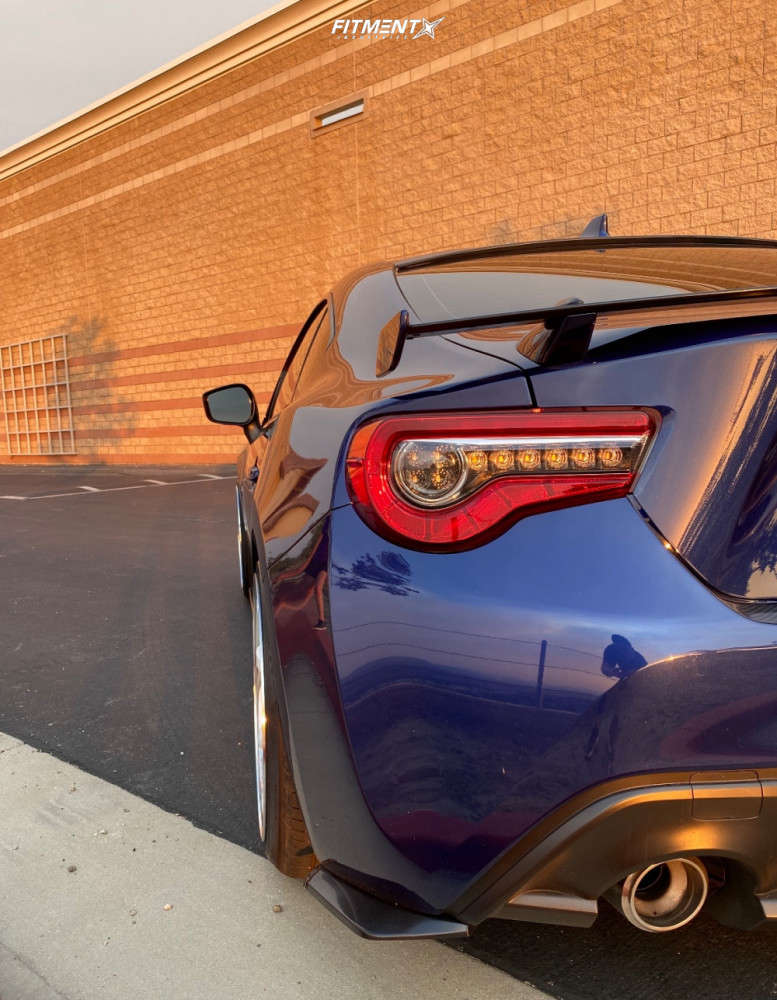 2020 Toyota 86 GT with 18x9.5 Work Emotion T7r 2p and Pirelli 225x40 on ...