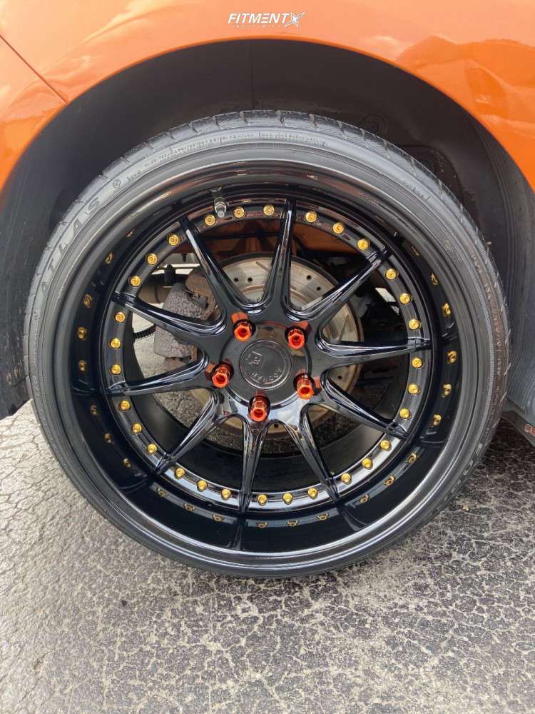 2015 Hyundai Veloster Turbo with 18x9 Aodhan Ah06 and Atlas 225x40 on ...