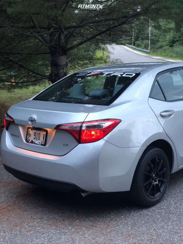 2014 Toyota Corolla LE with 16x6.5 Focal F-20 and Toyo Tires 155x55 on ...