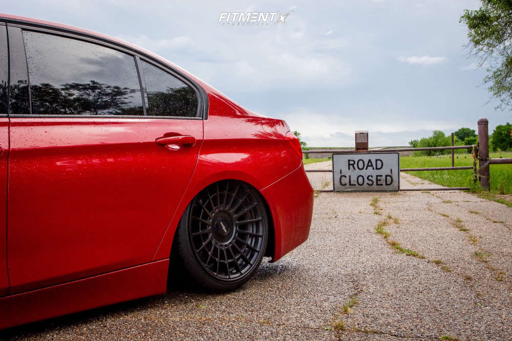 2013 BMW 335i Base with 19x8.5 Rotiform Las-r and Continental 235x35 on ...