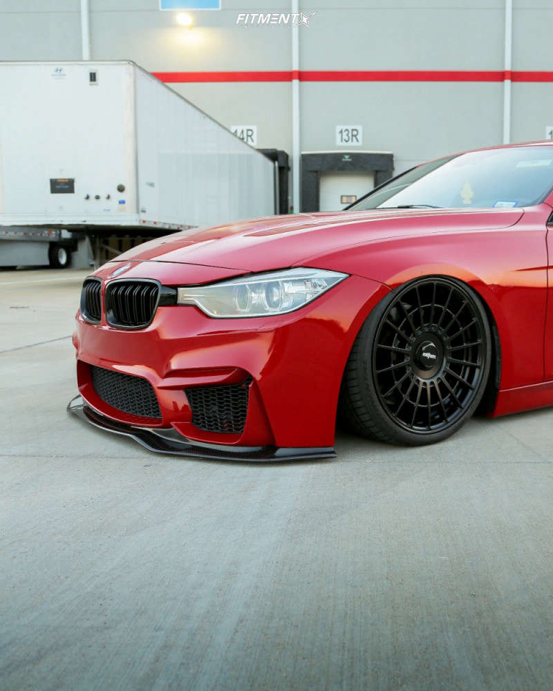 2013 BMW 335i Base with 19x8.5 Rotiform Las-r and Continental 235x35 on ...