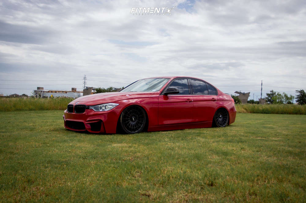 2013 BMW 335i Base with 19x8.5 Rotiform Las-r and Continental 235x35 on ...