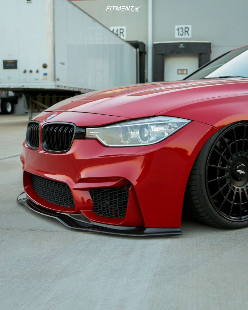 2013 BMW 335i Base with 19x8.5 Rotiform Las-r and Continental 235x35 on ...