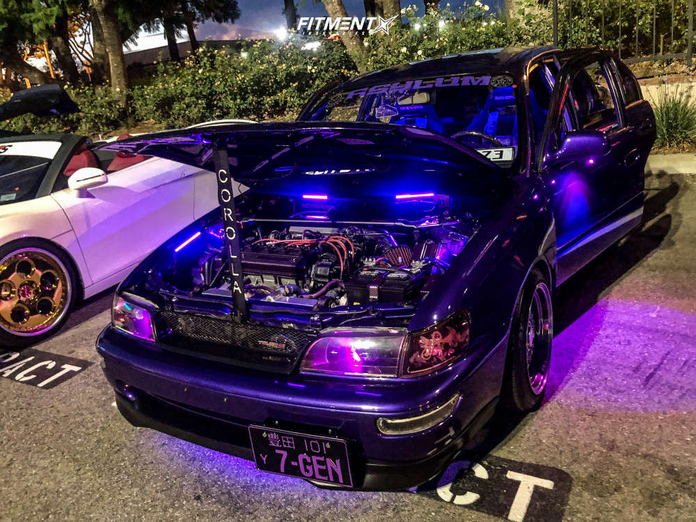 1994 Toyota Corolla DX with 15x8 Variis VR04 and Toyo Tires 195x45 on ...