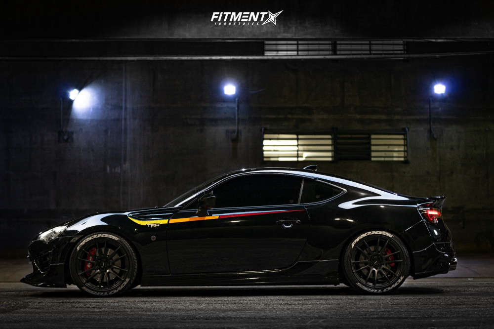 2019 Toyota 86 TRD Special Edition with 18x9.5 AVID1 AV20 and Achilles 255x35 on Lowering ...