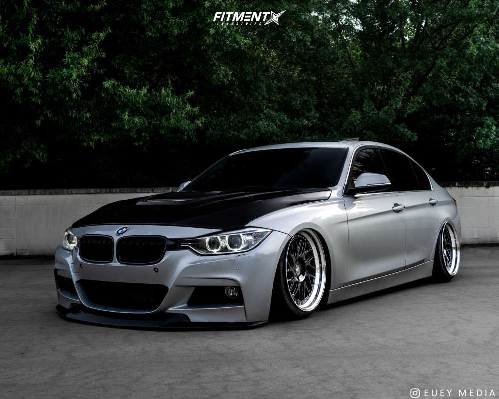 2014 BMW 335i Base with 19x9 ESR Forged Es1-t and Federal 215x35 on Air ...