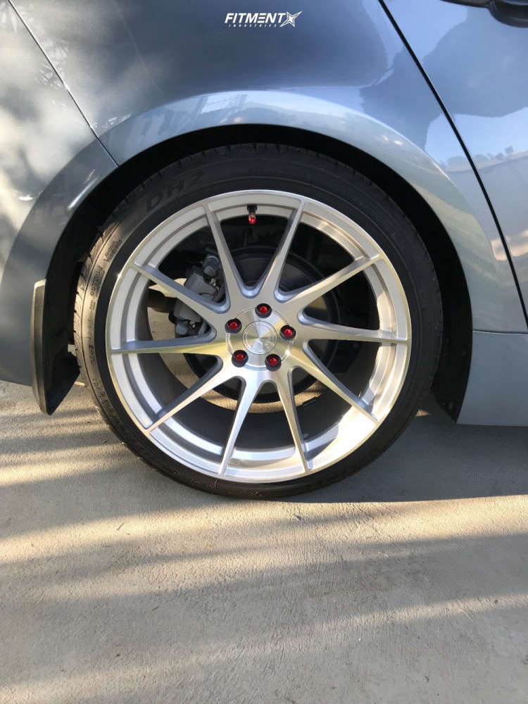 2020 Toyota Corolla LE with 18x9.5 Aodhan Ah09 and Delinte 225x40 on ...