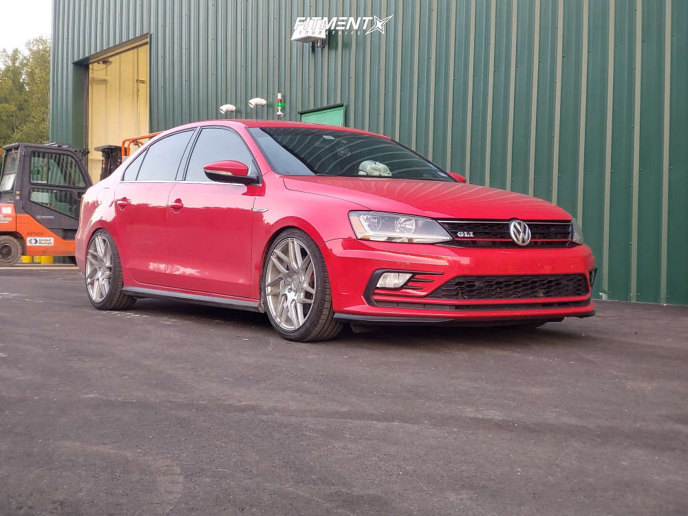 2017 Volkswagen Jetta GLI with 18x8 Aodhan Ls008 and Zeetex 225x40 on ...
