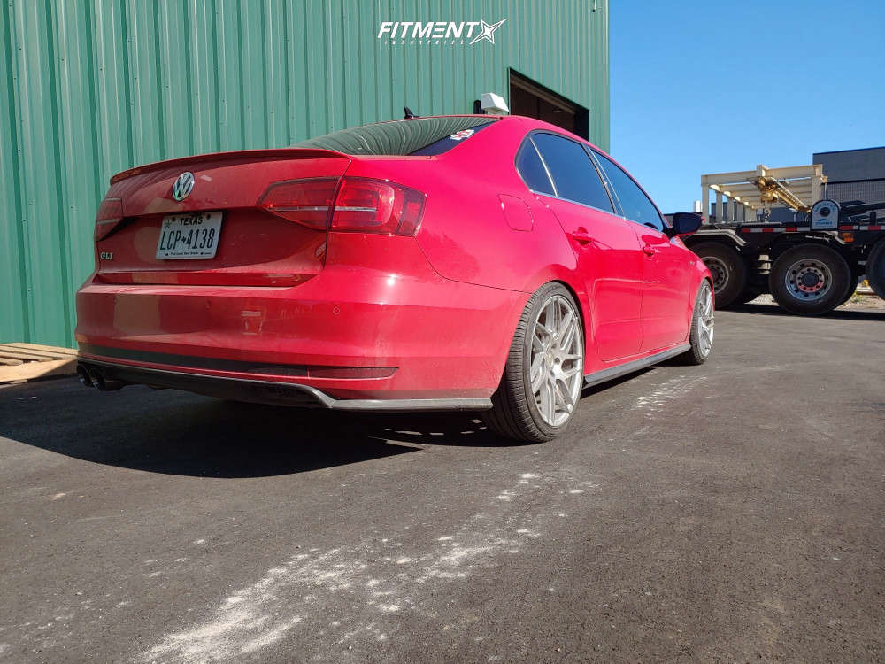 2017 Volkswagen Jetta GLI with 18x8 Aodhan Ls008 and Zeetex 225x40 on ...