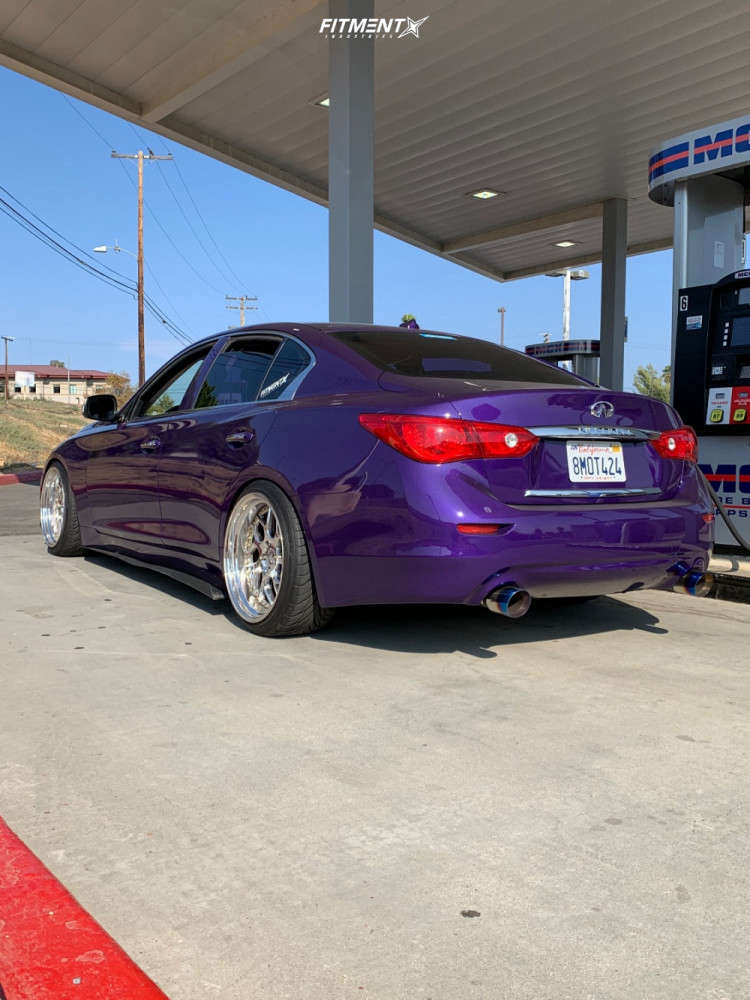 2014 INFINITI Q50 Premium with 19x10.5 Aodhan Ds01 and Federal 245x35 ...
