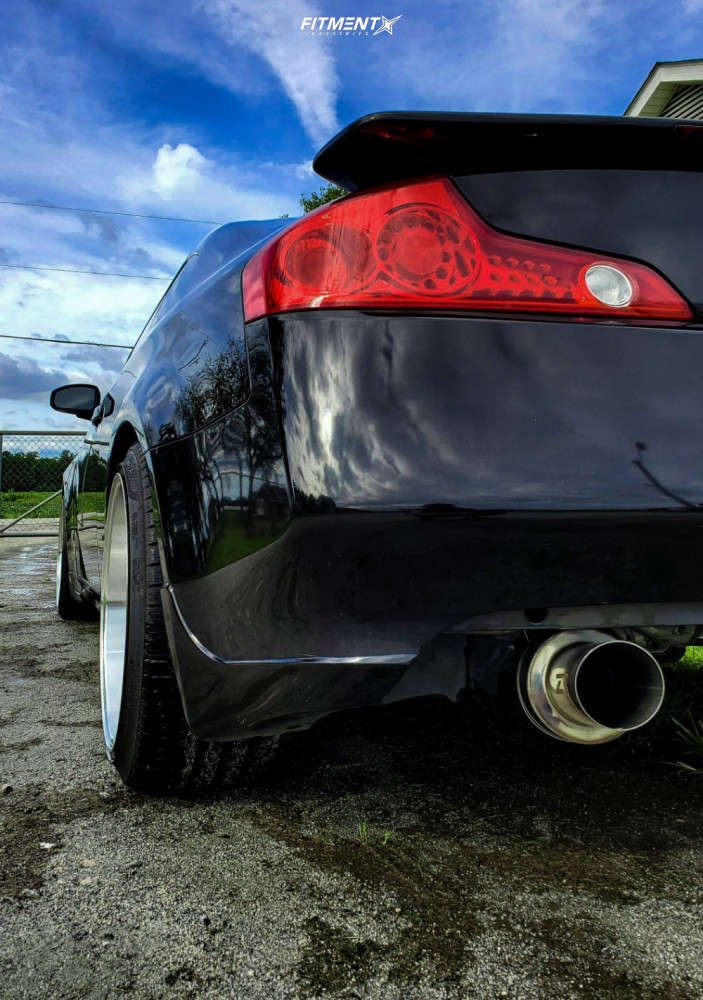 2004 INFINITI G35 Rwd 2dr Coupe w/Leather (3.5L 6cyl 6M) with 19x9.5 ...