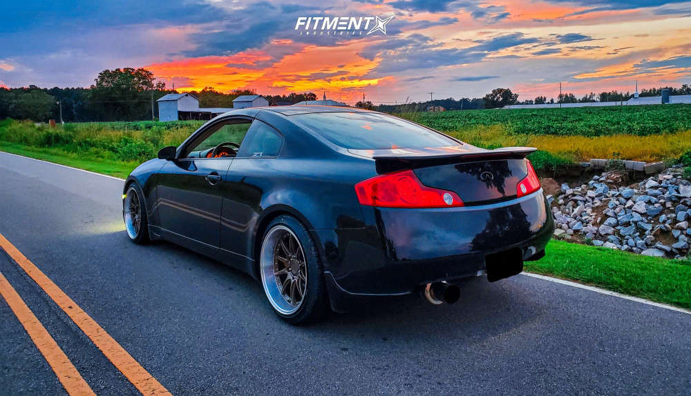 2004 INFINITI G35 Rwd 2dr Coupe w/Leather (3.5L 6cyl 6M) with 19x9.5 ...