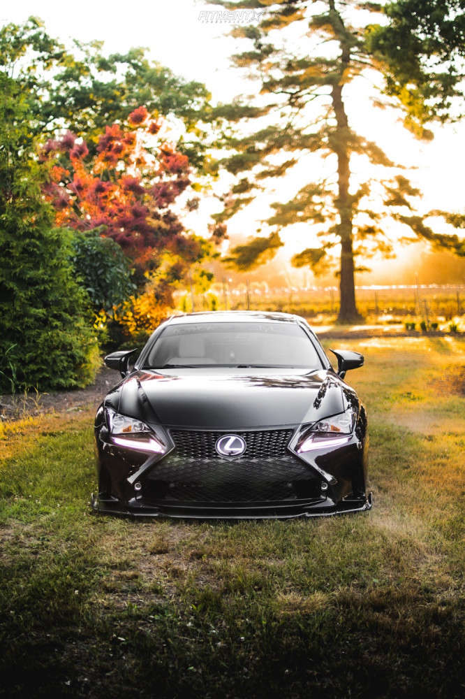 2015 Lexus RC350 F Sport with 20x8.5 Asanti Black Abl-20 and Lexani ...
