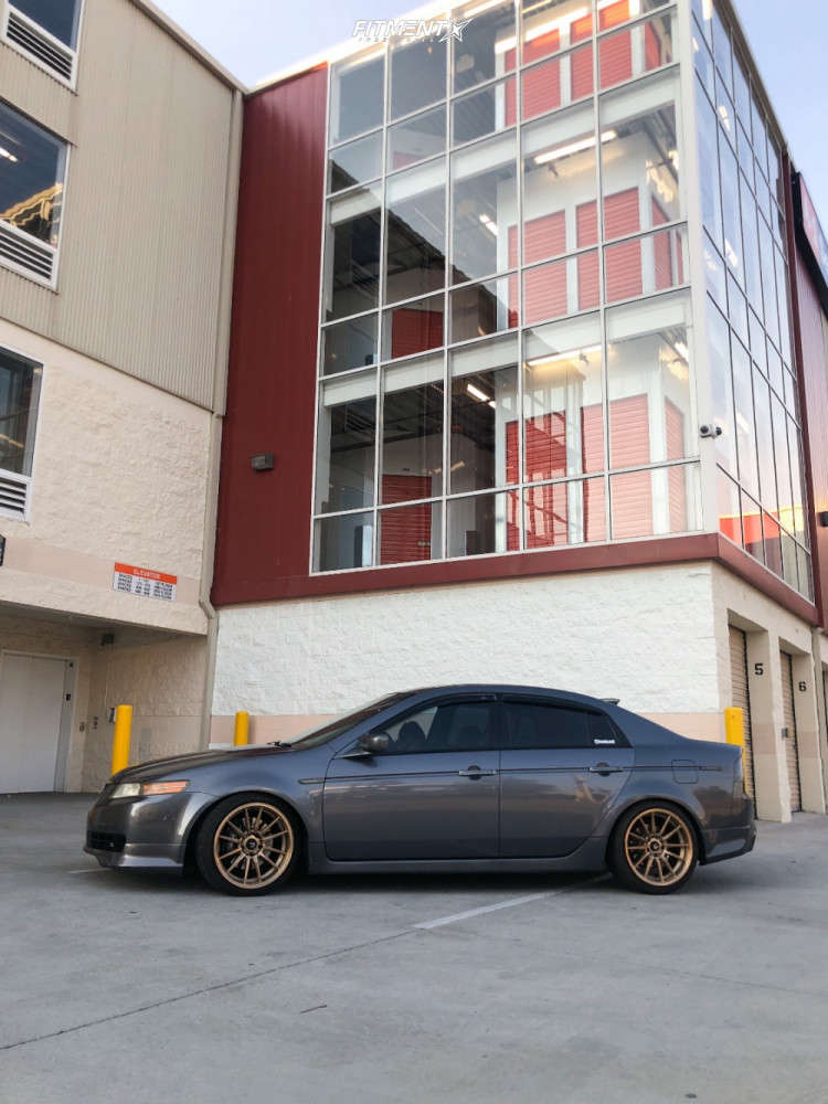 2005 Acura TL Base with 18x9.5 Cosmis Racing R1 and Falken 225x40 on ...