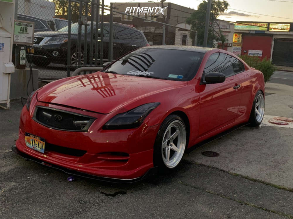 2009 INFINITI G37 X with 18x9.5 Aodhan DS05 and Federal 235x45 on ...