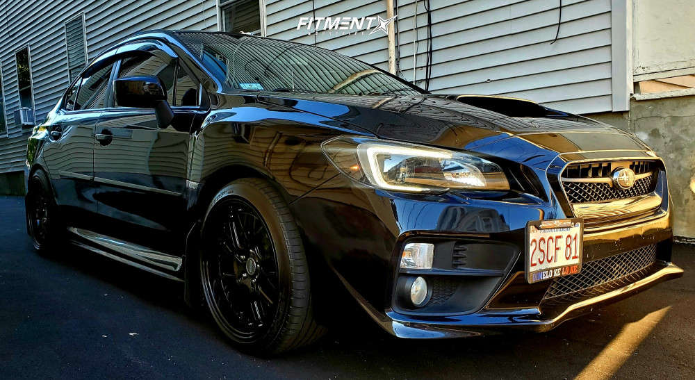 2016 Subaru WRX Premium with 18x9.5 ESR Cs11 and Dunlop 245x40 on Stock ...