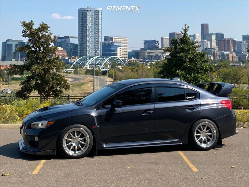 2017 Subaru WRX STI Base with 18x9.5 Aodhan Ds07 and Continental 245x40 ...