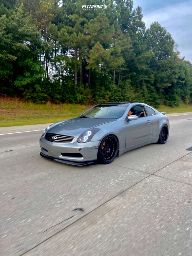 2004 INFINITI G35 Rwd 2dr Coupe w/Leather (3.5L 6cyl 6M) with 19x11 ...